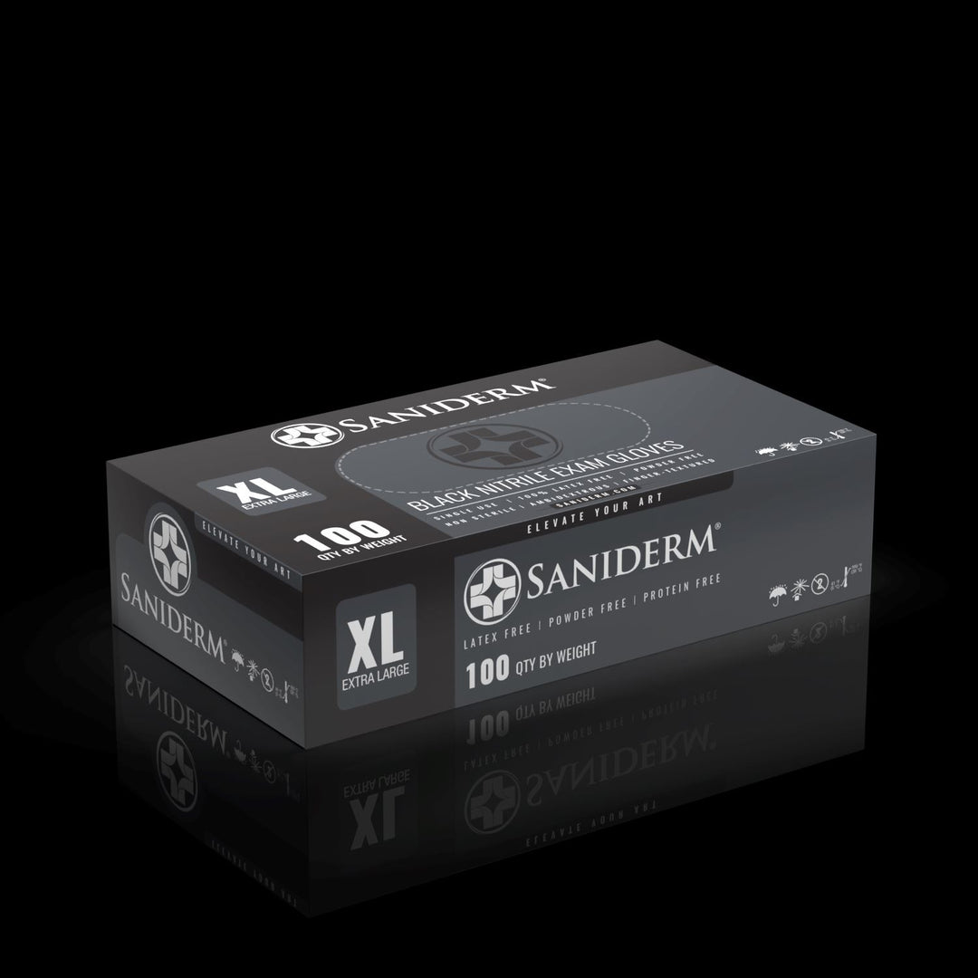 Saniderm Nitrile Gloves - Box | Tattoo Gloves – Saniderm Tattoo Aftercare