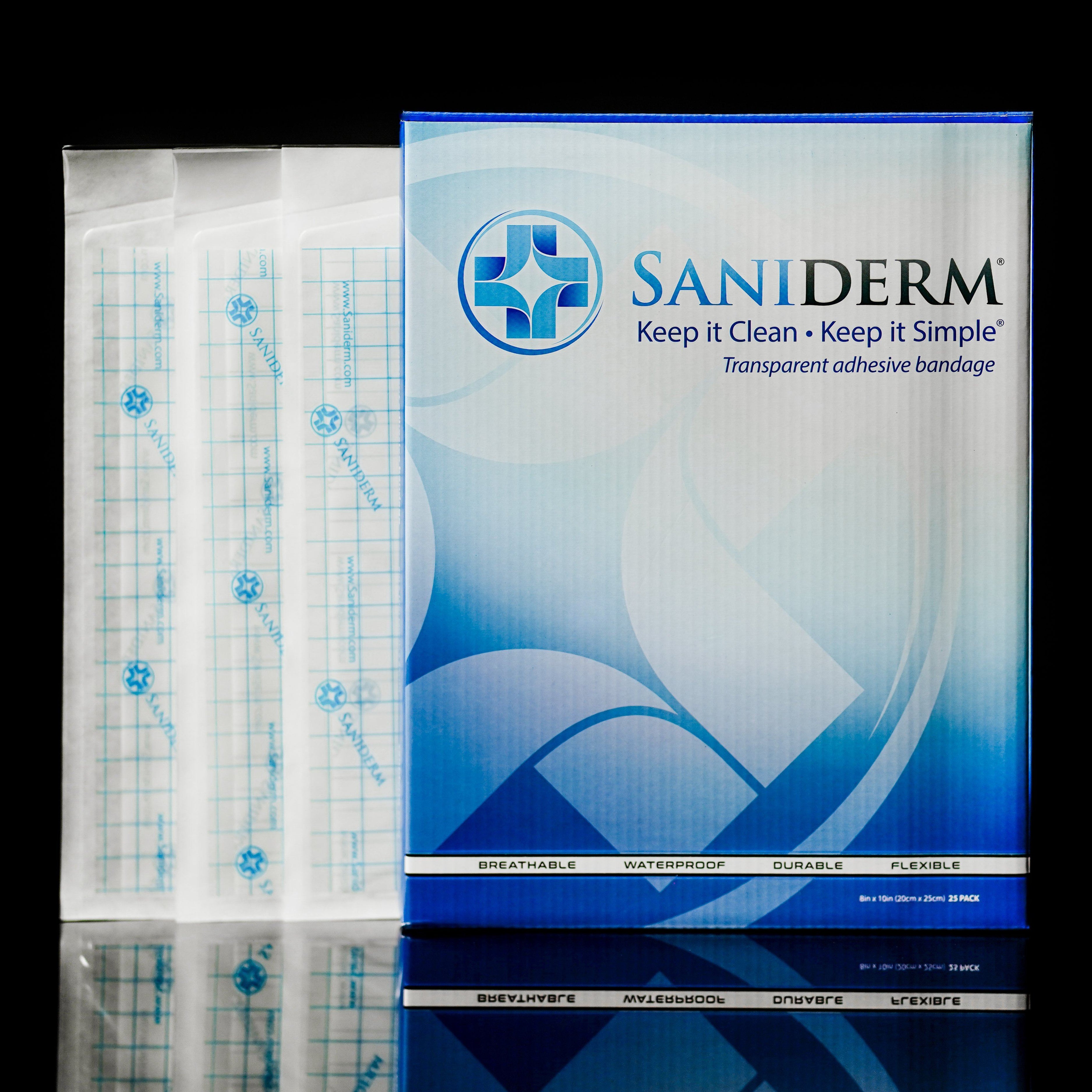 Orginal Tattoo Bandage 25-Pack - Large (8 in x 10 in) | Saniderm ...